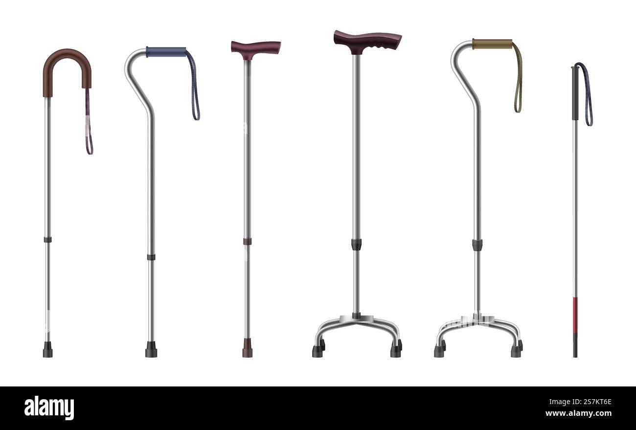 Walking sticks canes Stock Vector Images - Alamy