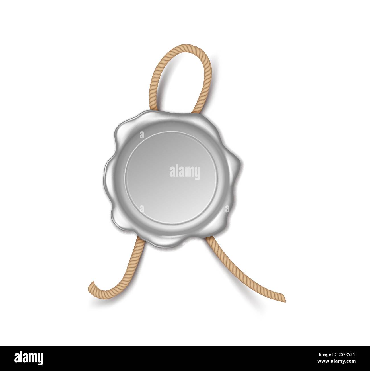 Retro wax seal for royal letter, post or guaranty of privacy ...