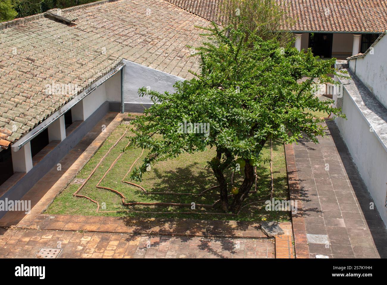 Courtyards of the Quinta de Anauco. Museum of Colonial Art of Caracas ...