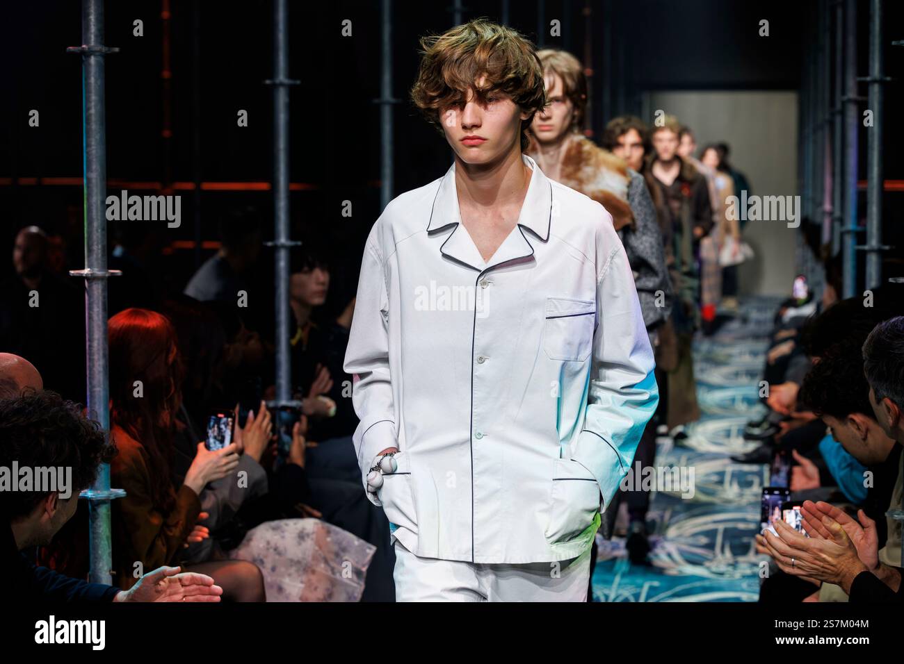 PRADA men Fall/Winter 2025-2026 runway during Milan Fashion Week ...