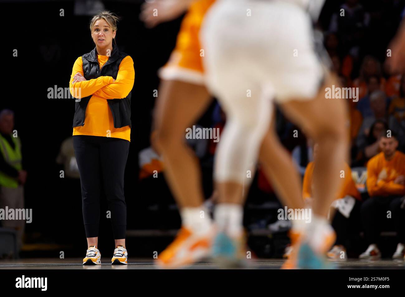 NASHVILLE, TN - JANUARY 19: Tennessee Lady Vols head coach Kim Caldwell ...