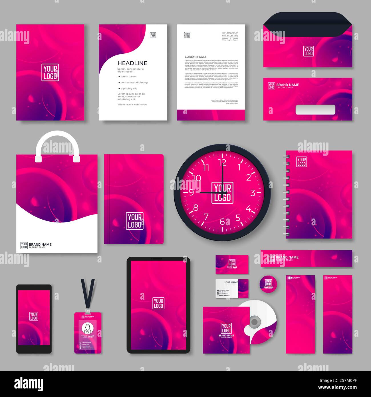 Corporate identity template set. Branding design. blank template ...