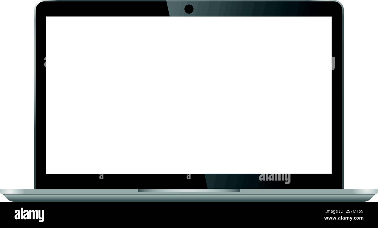 Realistic set computer, laptop, tablet and smartphone. Device screen ...