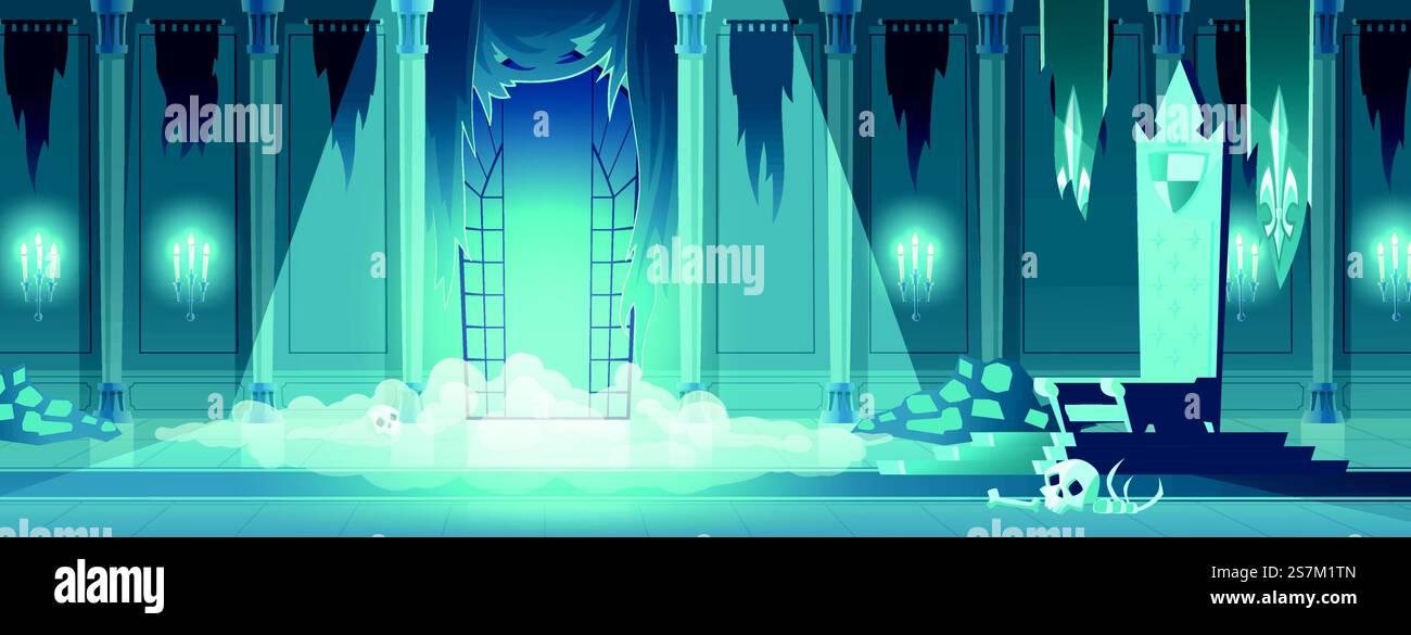 Kings throne room illustration Stock Vector Images - Alamy