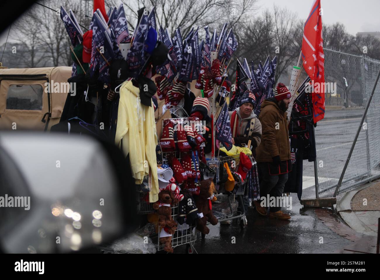 Washington DC: Preparations prior to the Trump rally and Inauguration ...