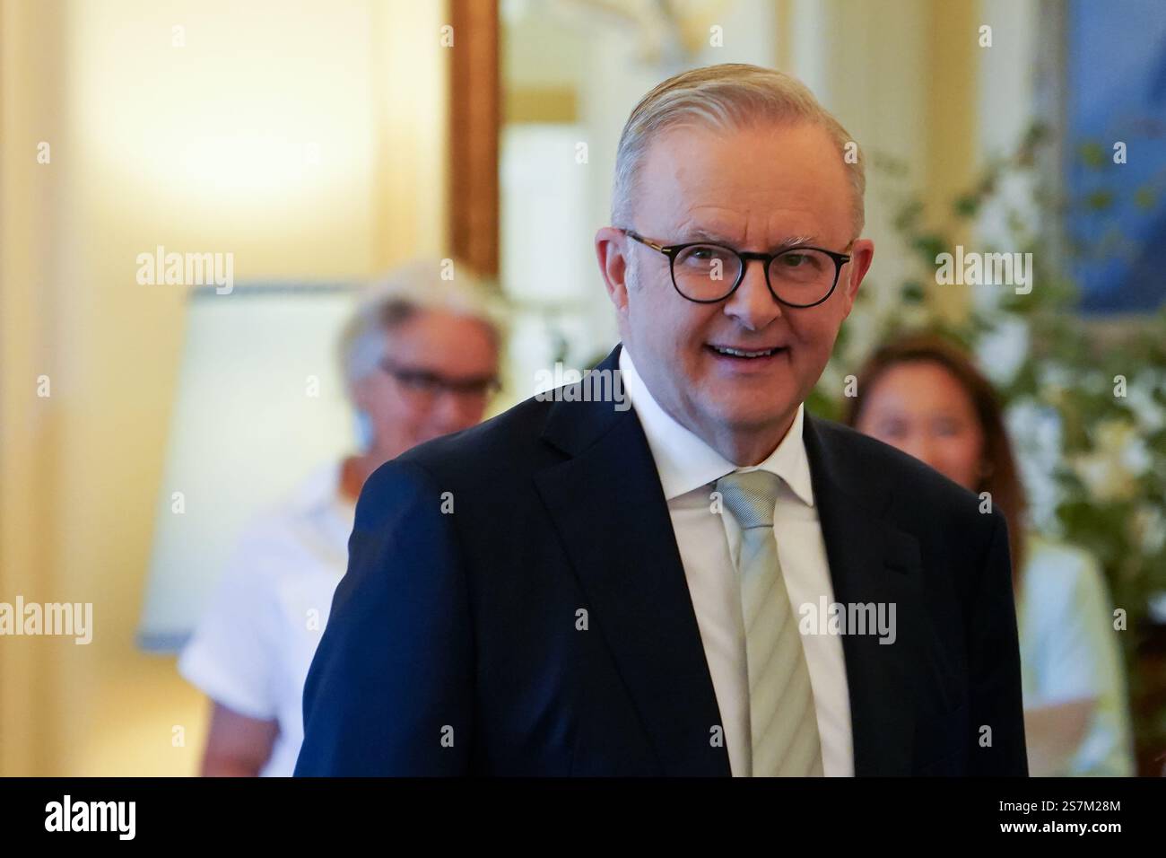 Canberra, Australia. 20th Jan, 2025. Australian Prime Minister Anthony ...