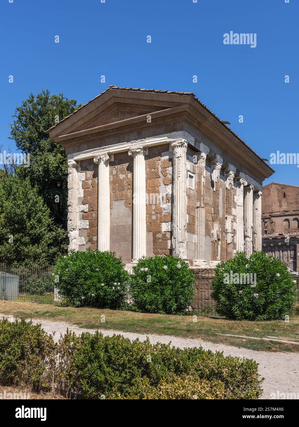 Temple of Portunus, Rome, Italy Stock Photo - Alamy