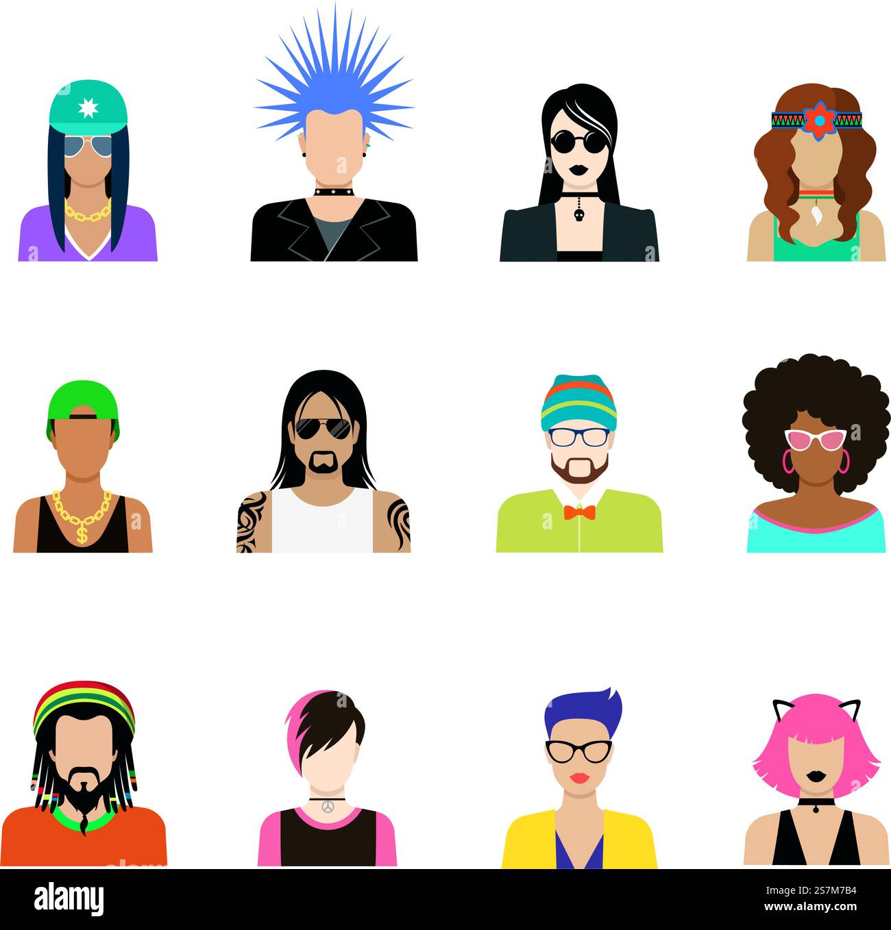 Emo icon Stock Vector Images - Alamy