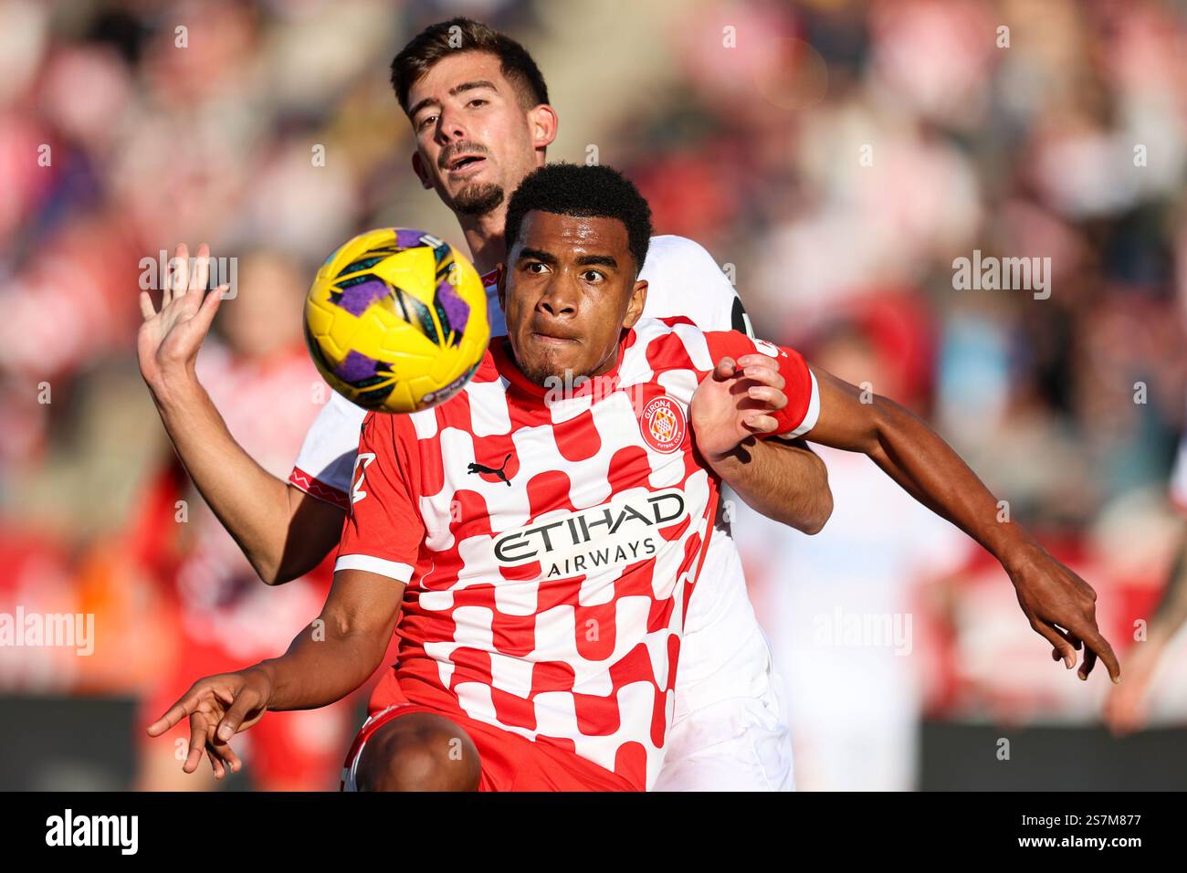 Jhon Elmer Solis of Girona FC during the La Liga EA Sports match ...