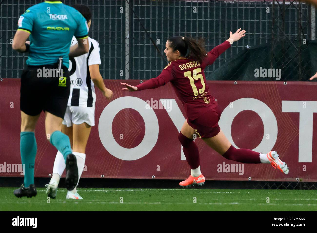Giulia Dragoni of AS Roma celebrates after scoring the goal of 1-0 ...
