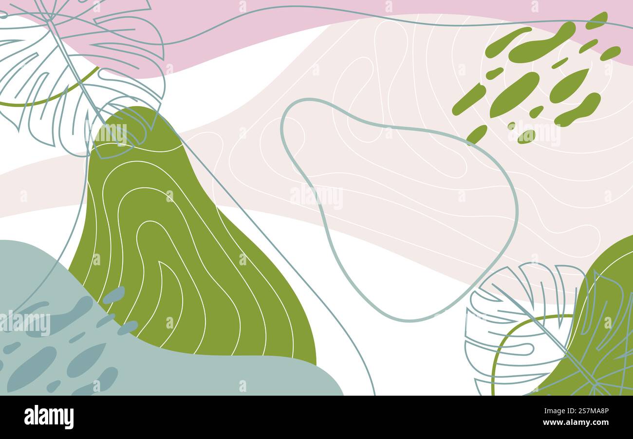 Hand painted floral background Stock Vector Image & Art - Alamy