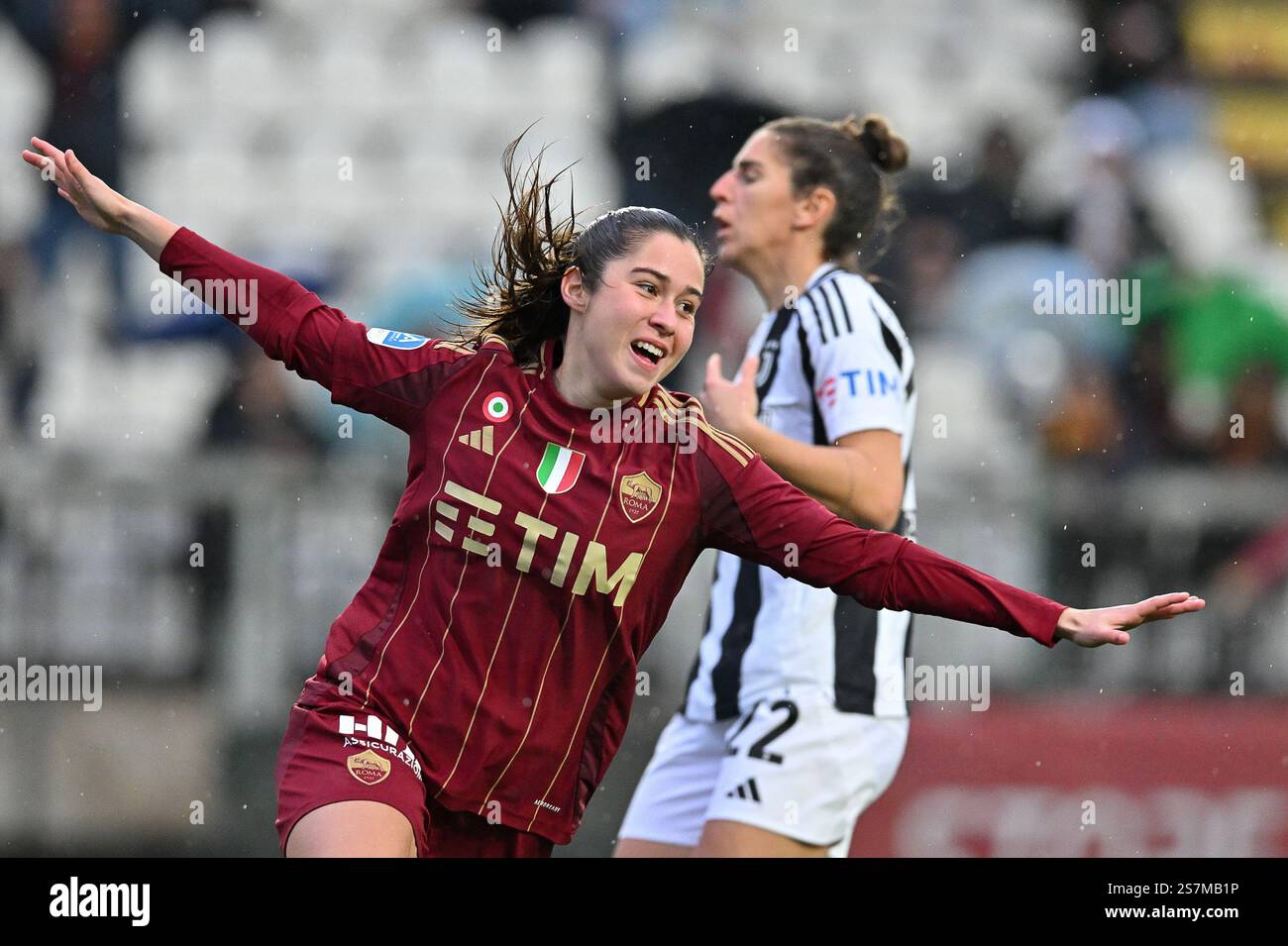 Rome, Italy. 19th Jan, 2025. Tre Fontane Stadium, Rome, Italy - Giulia ...