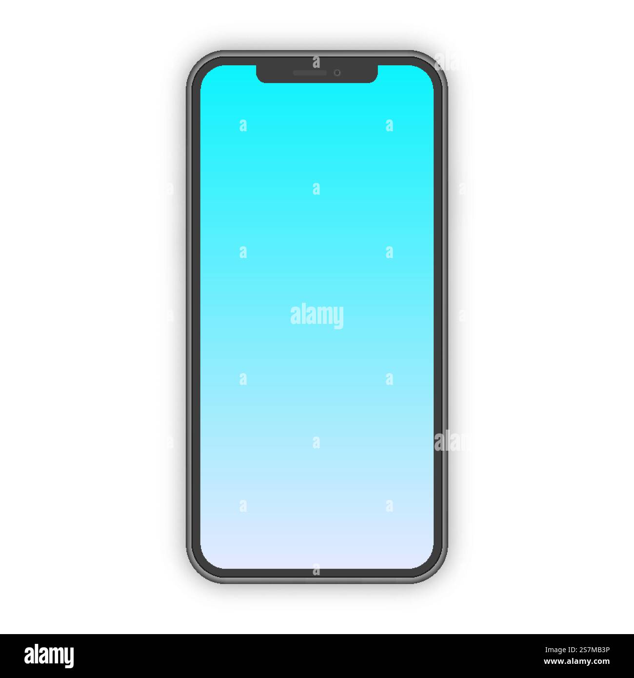 Realistic models smartphone with transparent screens. Smartphone mockup ...