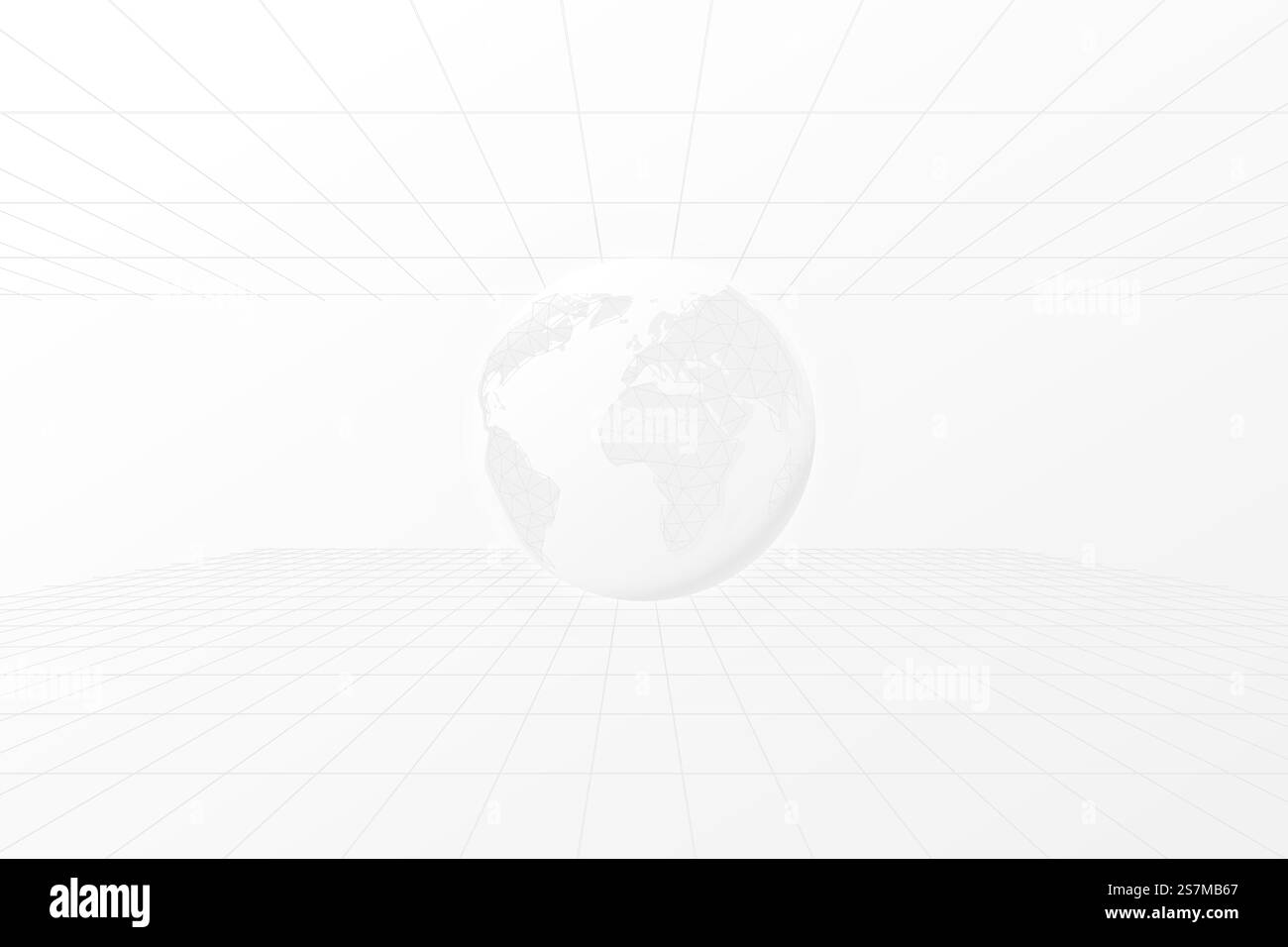 Global network connection. White abstract technology digital hi tech ...