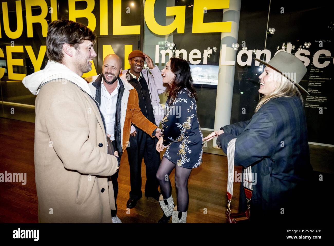 AMSTERDAM - Halina Reijn after Rutger Hauer award after the presentation of the Shortcutz ...