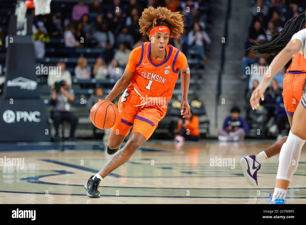 January 19, 2025: Loyal McQueen (1) of Clemson in action during the ...