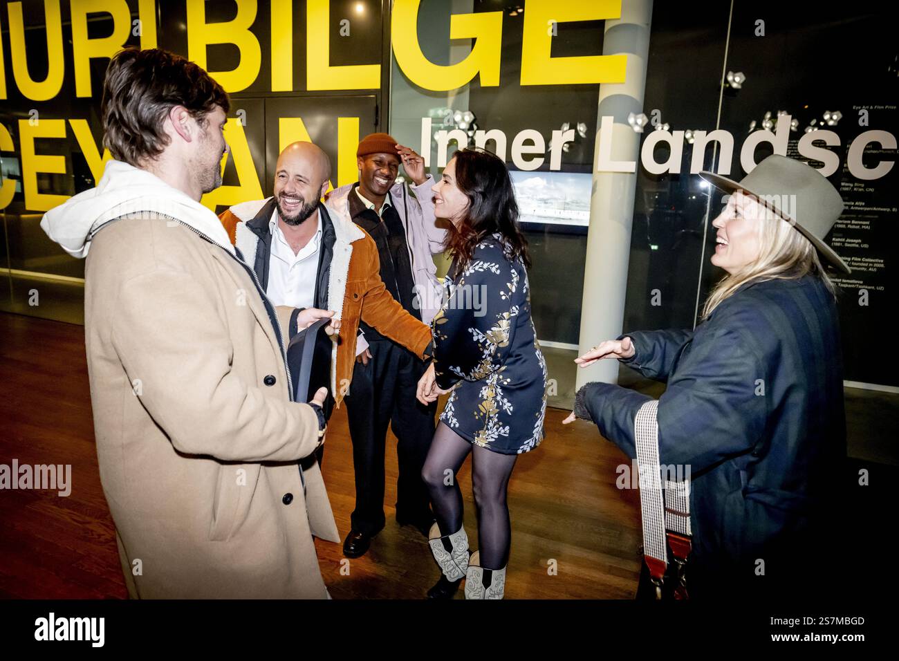 AMSTERDAM - Halina Reijn after Rutger Hauer award after the presentation of the Shortcutz ...