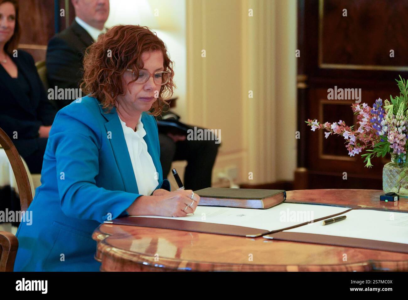 Canberra, Australia. 20th Jan, 2025. Social Services minister Amanda ...