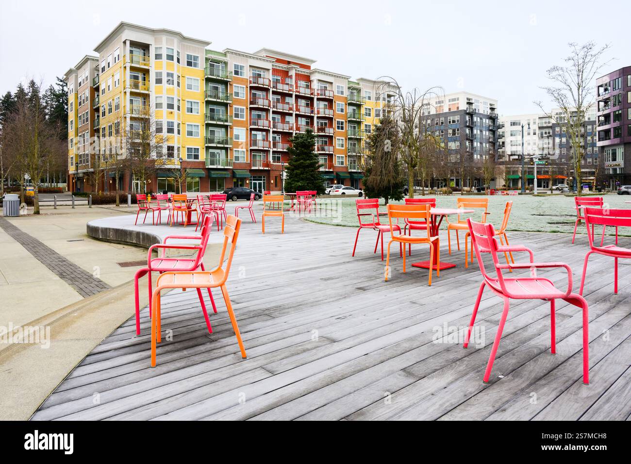 Redmond, WA, USA - January 18, 2025; Downtown Park in Redmond ...