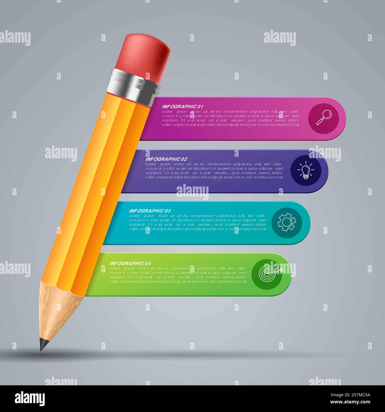 Business data visualization. Process chart. Abstract elements of graph ...