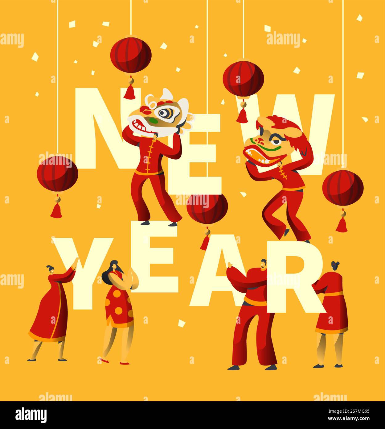 Vintage postcard advertising festival Stock Vector Images - Alamy