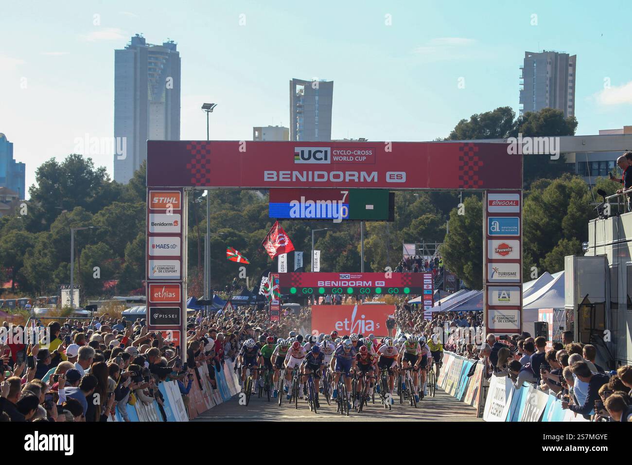 Benidorm, Spain, 19th January, 2025: The start of the elite men during ...