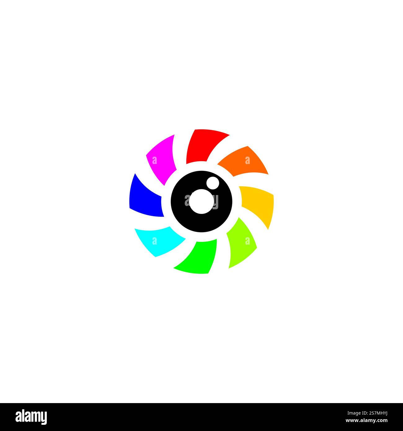 Pixel Camera Logo Icon Vector Illustration. Camera Logo Stock Vector ...