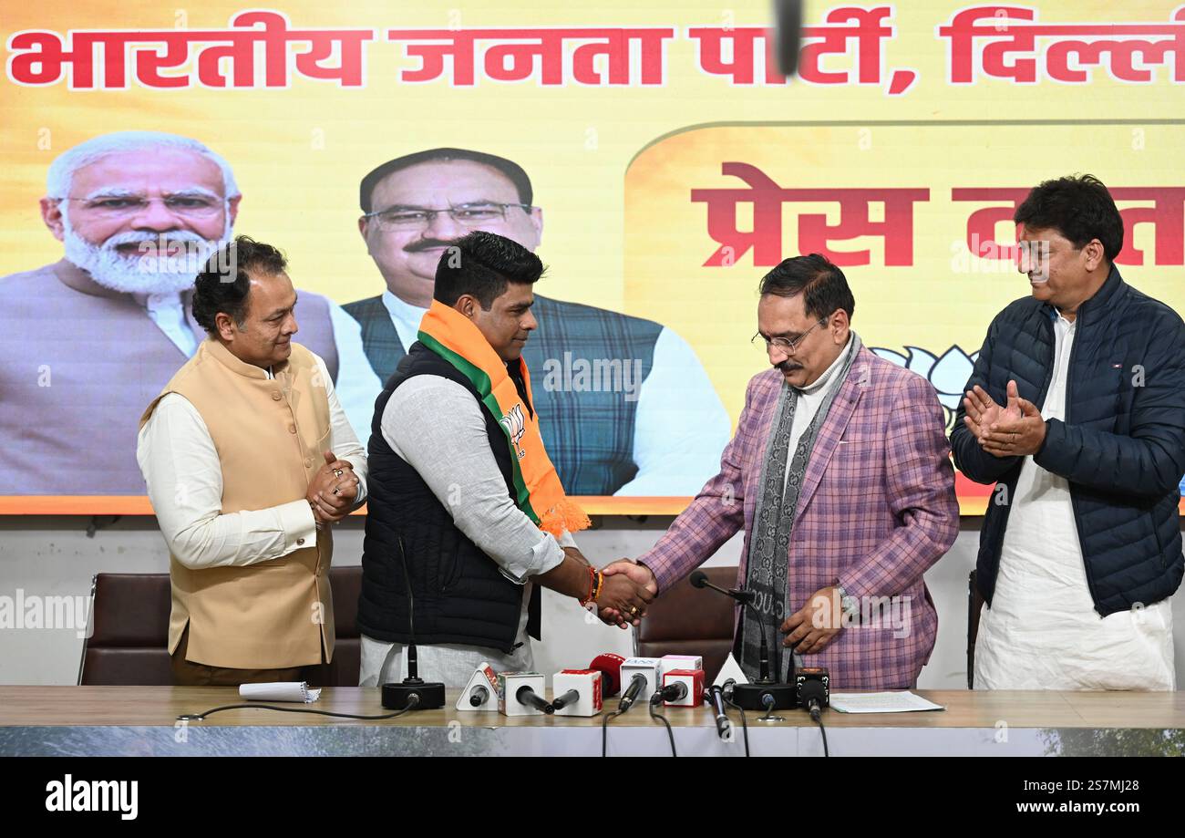 New Delhi, India. 19th Jan, 2025. NEW DELHI, INDIA - JANUARY 19: Former ...