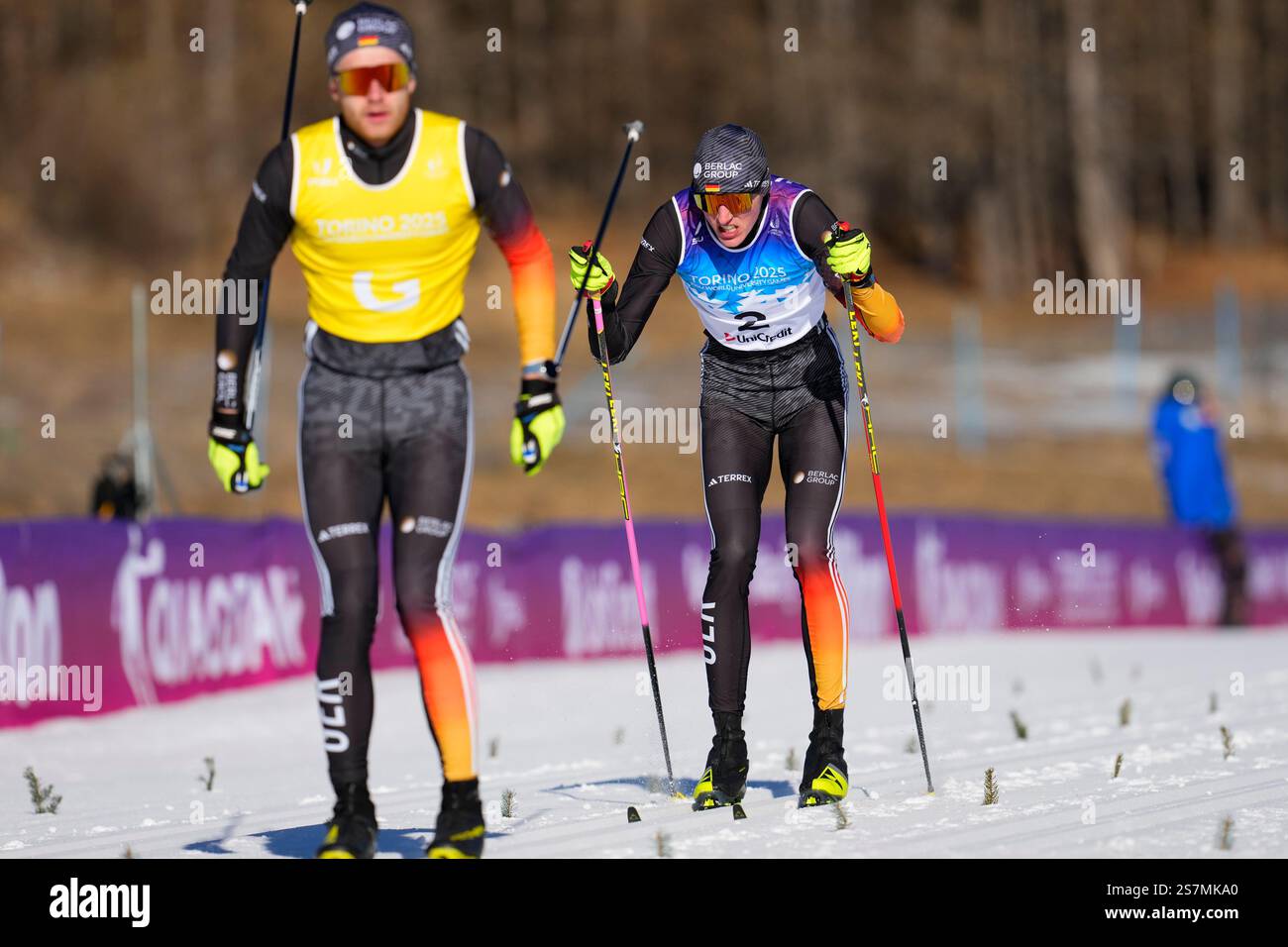 (L-R) Kolb Nils, Volkert Lennart Mattis (GER), JANUARY 17, 2025 - Cross ...