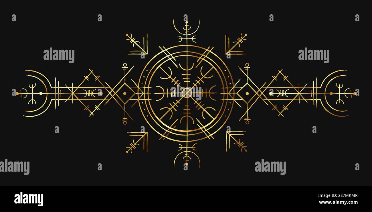 Tattoo design norse symbol hi-res stock photography and images - Alamy