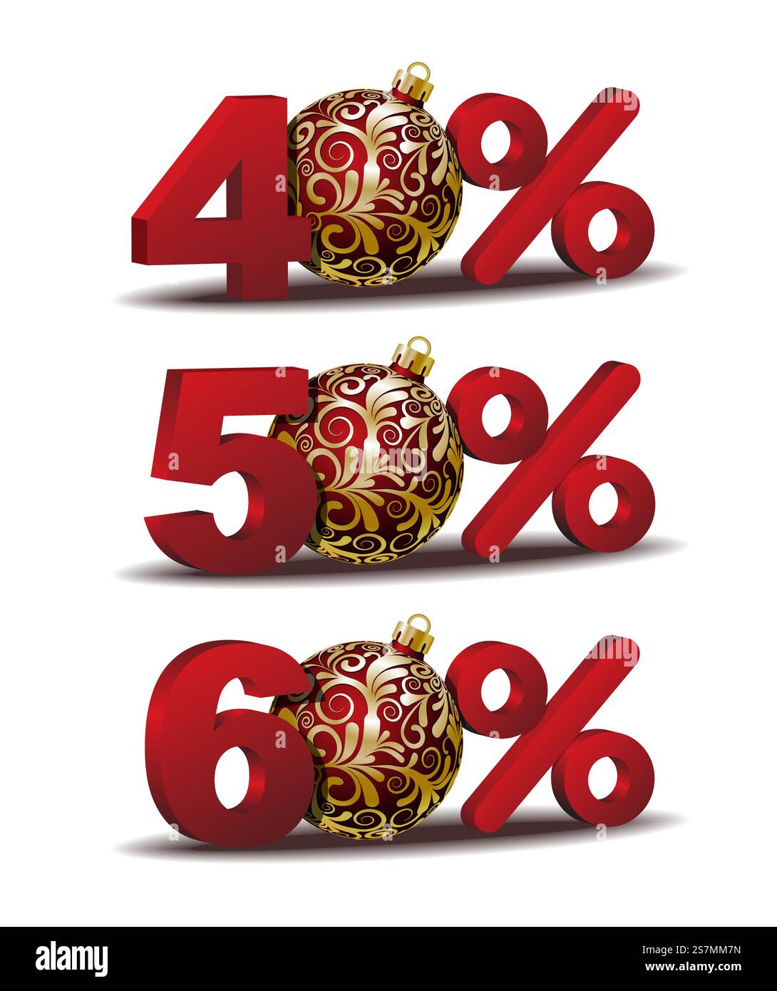 Sale set sixty percent Stock Vector Images - Alamy