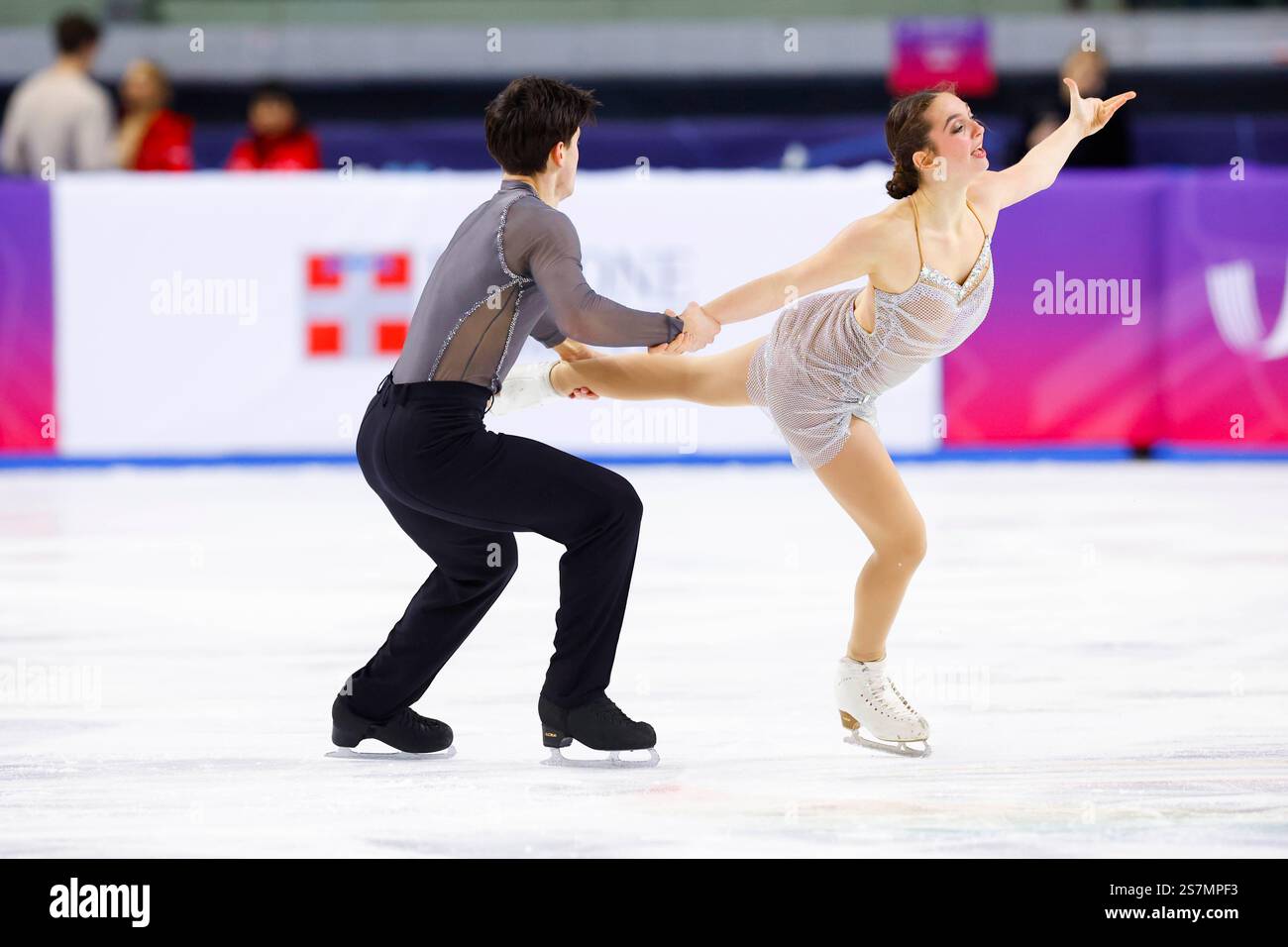 Giulia Isabella Paolino & Andrea Tuba (ITA), JANUARY 17, 2025 - Figure Skating : Ice Dance Free ...