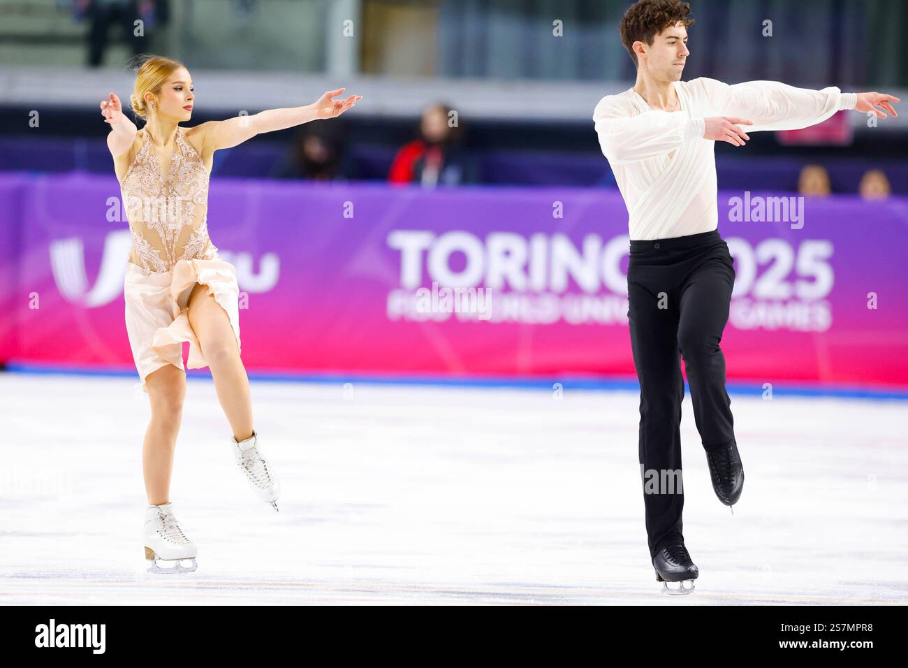 Turin, Italy. 17th Jan, 2025. Sofia Val & Asaf Kazimov (ESP) Figure ...