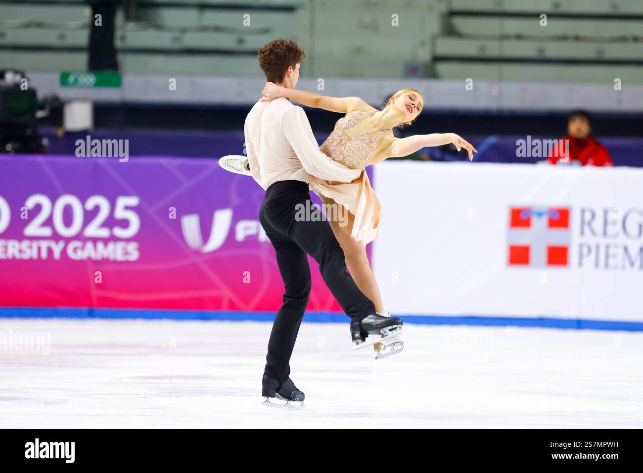 Turin, Italy. 17th Jan, 2025. Sofia Val & Asaf Kazimov (ESP) Figure ...