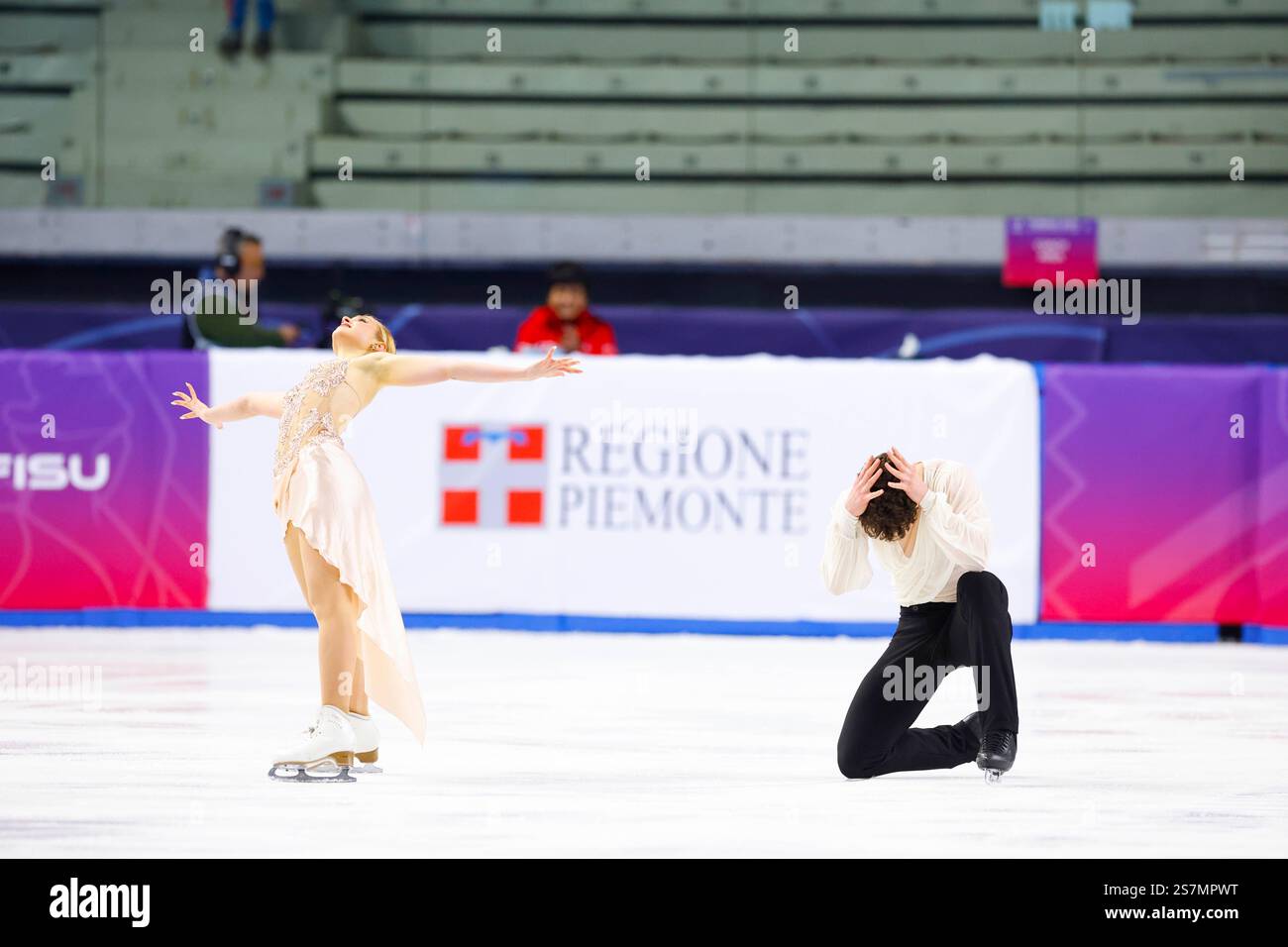 Turin, Italy. 17th Jan, 2025. Sofia Val & Asaf Kazimov (ESP) Figure ...