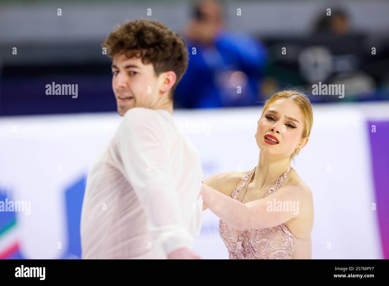 Turin, Italy. 17th Jan, 2025. Sofia Val & Asaf Kazimov (ESP) Figure ...