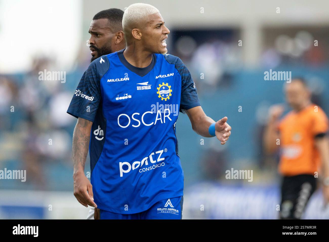 Sao Jose Dos Campos, Brazil. 19th Jan, 2025. Rodrigo Varanda, a player ...