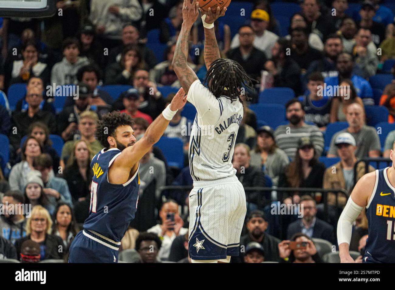 Orlando, Florida, USA, January 19, 2025, Orlando Magic guard Kentavious ...