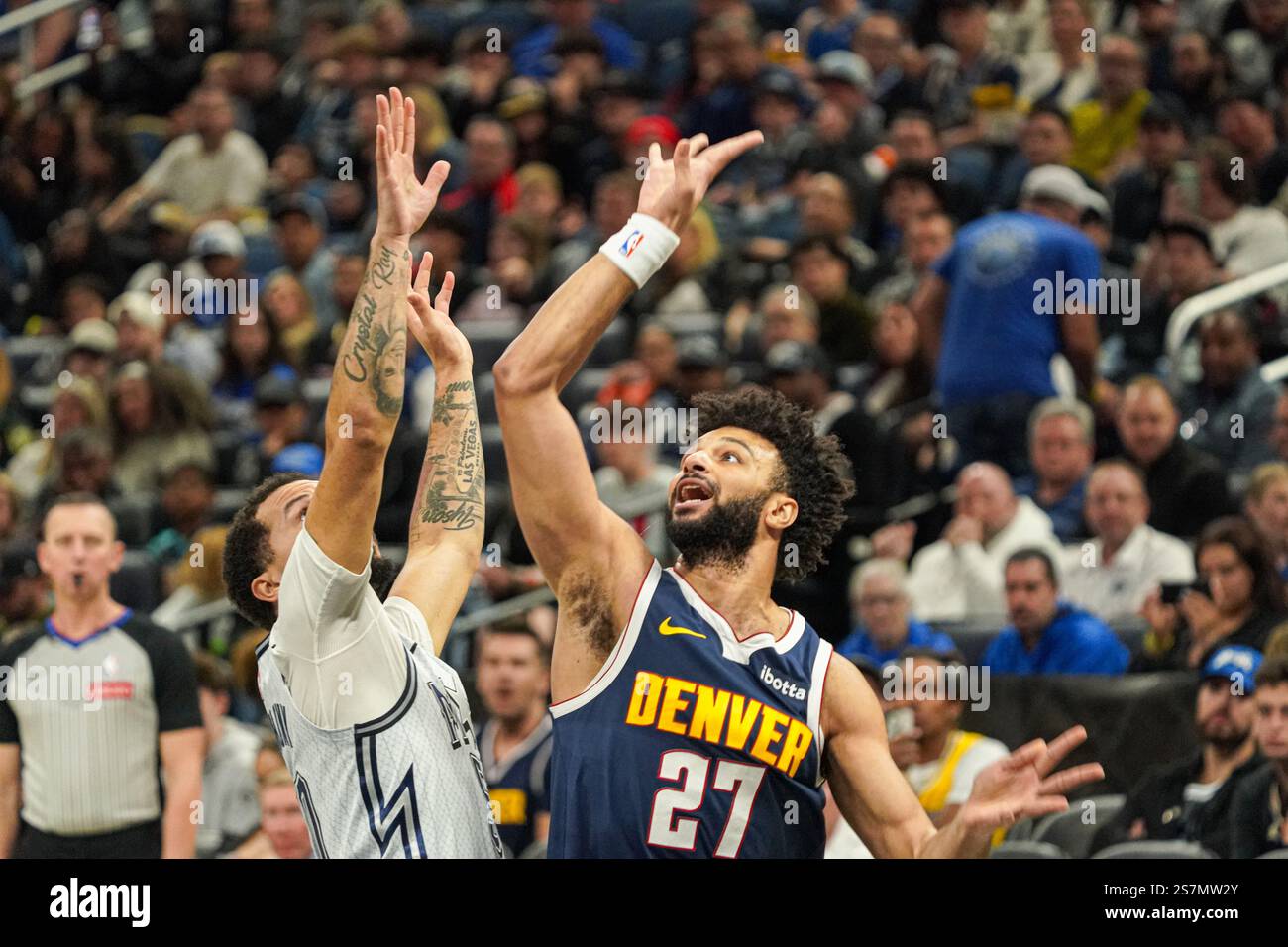 Orlando, Florida, USA, January 19, 2025, Denver Nuggets guard Jamal ...