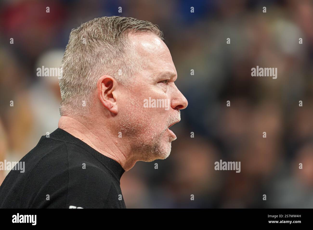 Orlando, Florida, USA, January 19, 2025, Denver Nuggets head coach ...