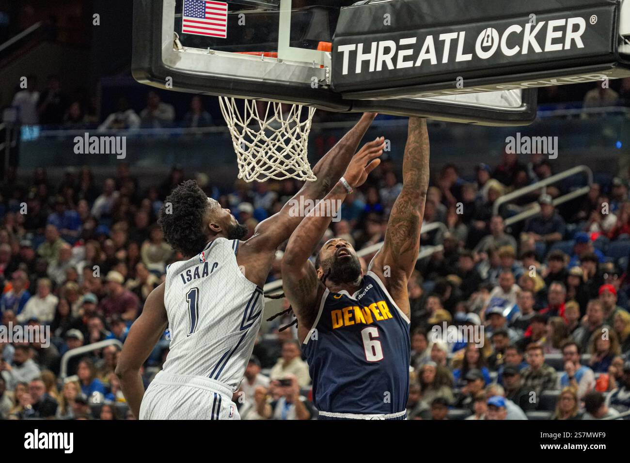 Orlando, Florida, USA, January 19, 2025, Denver Nuggets center DeAndre ...