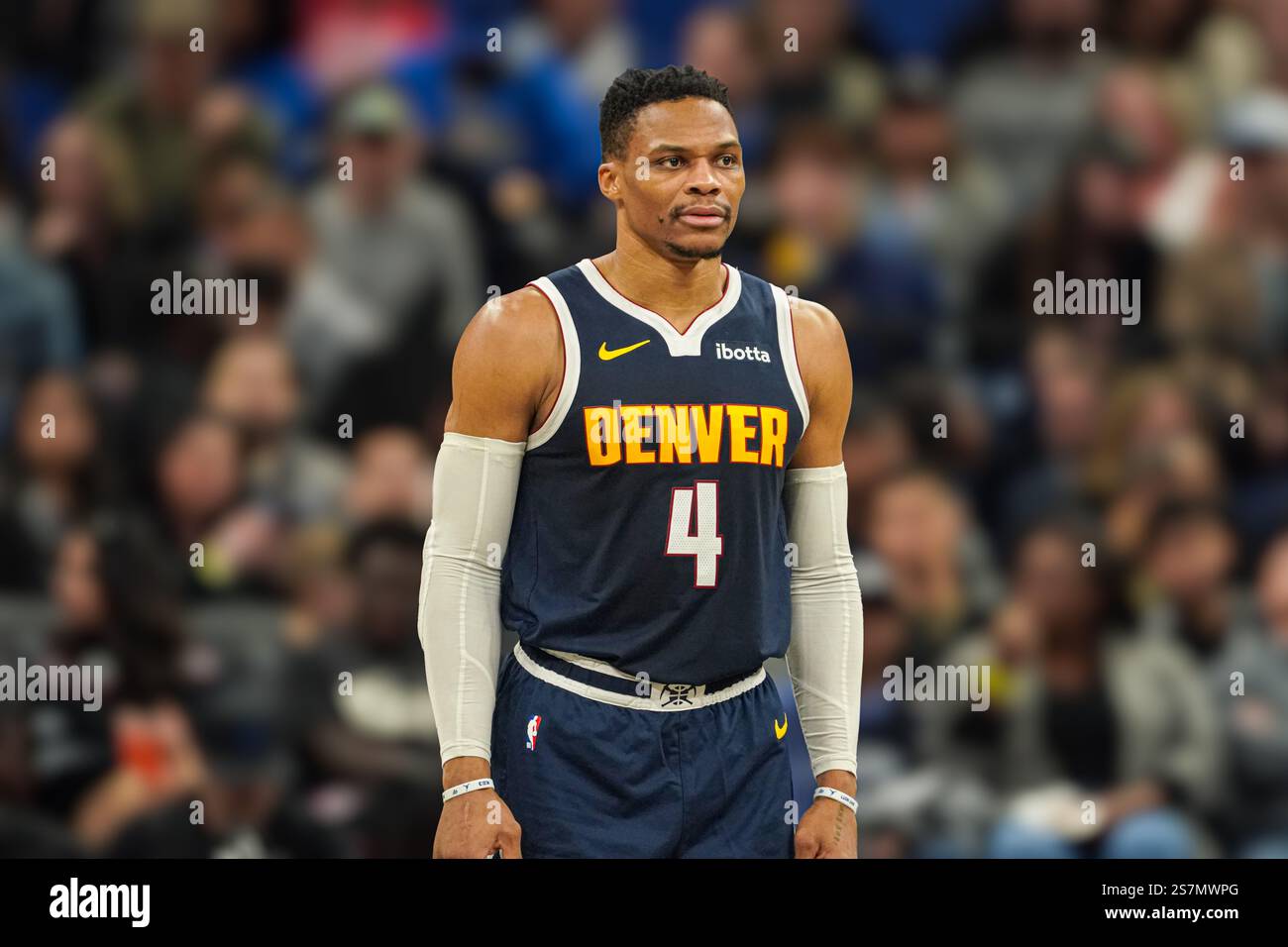 Orlando, Florida, USA, January 19, 2025, Denver Nuggets guard Russell ...