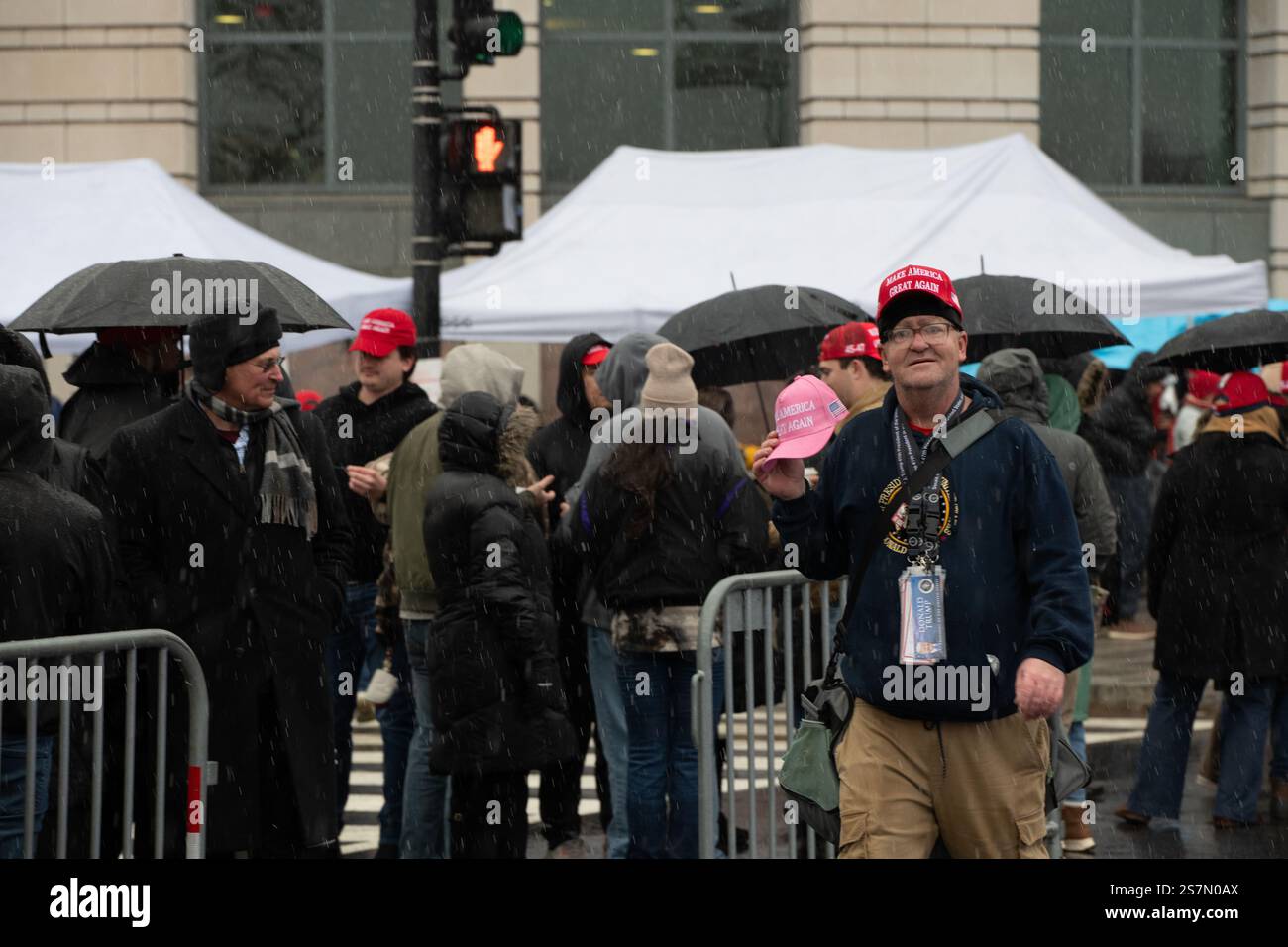 Washington DC, USA. 19th Jan., 2025, Tens of thousands of Trump ...