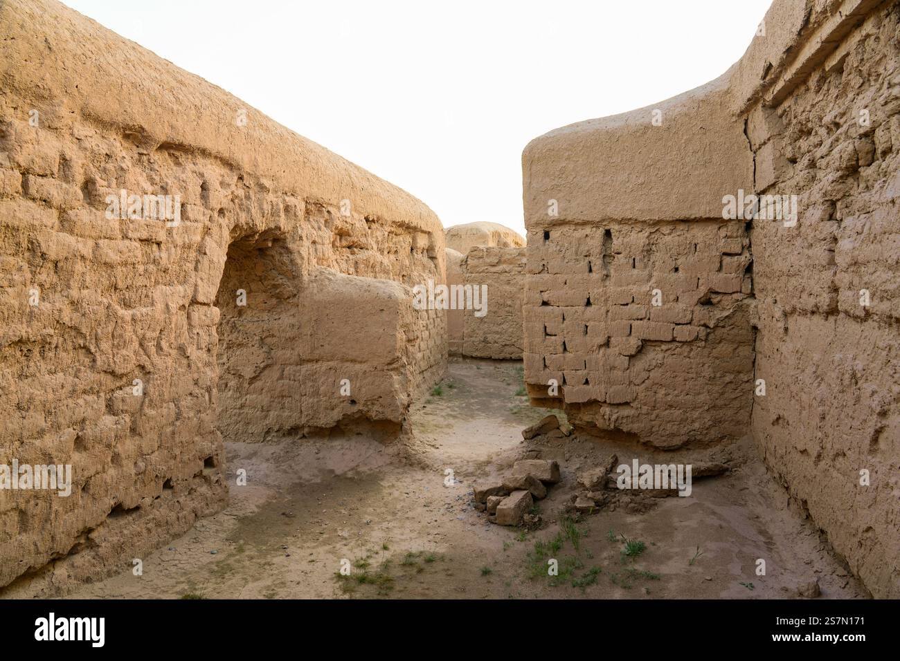 Fayaz Tepe, a Buddhist archaeological site in the Termez oasis, in the ...
