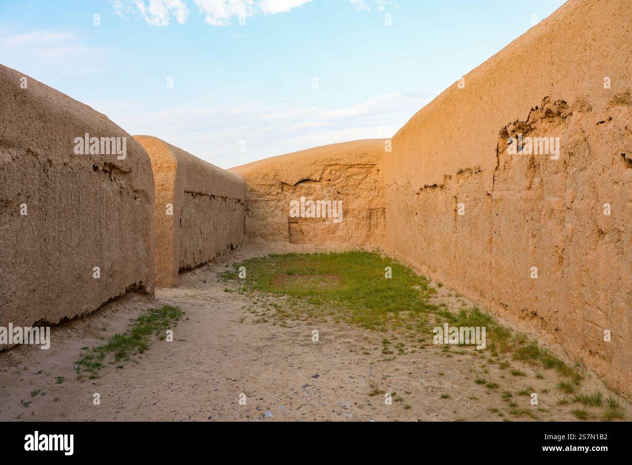 Fayaz Tepe, a Buddhist archaeological site in the Termez oasis, in the ...