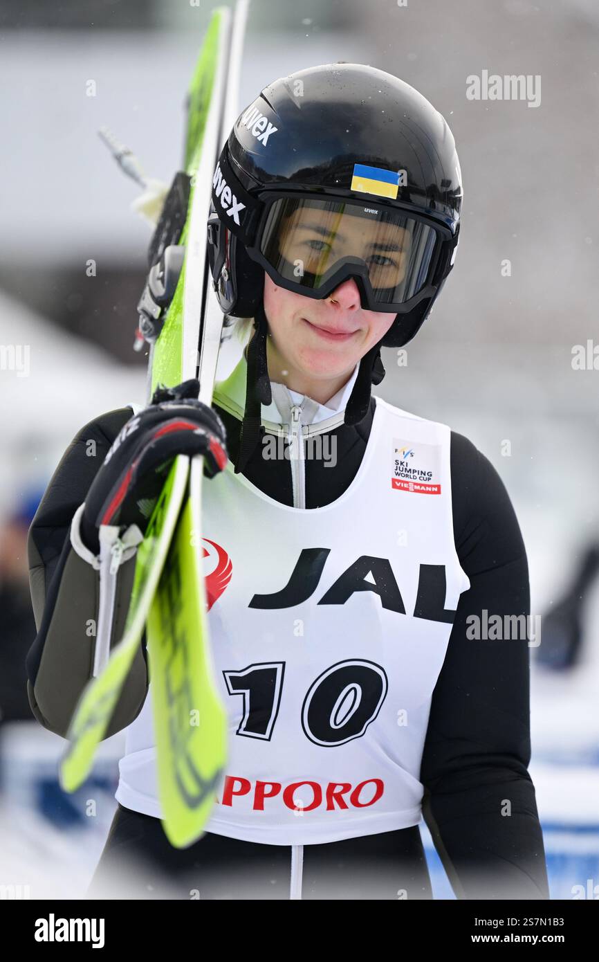 Sapporo, Hokkaido, Japan. Credit: MATSUO. 17th Jan, 2025. Tetiana ...