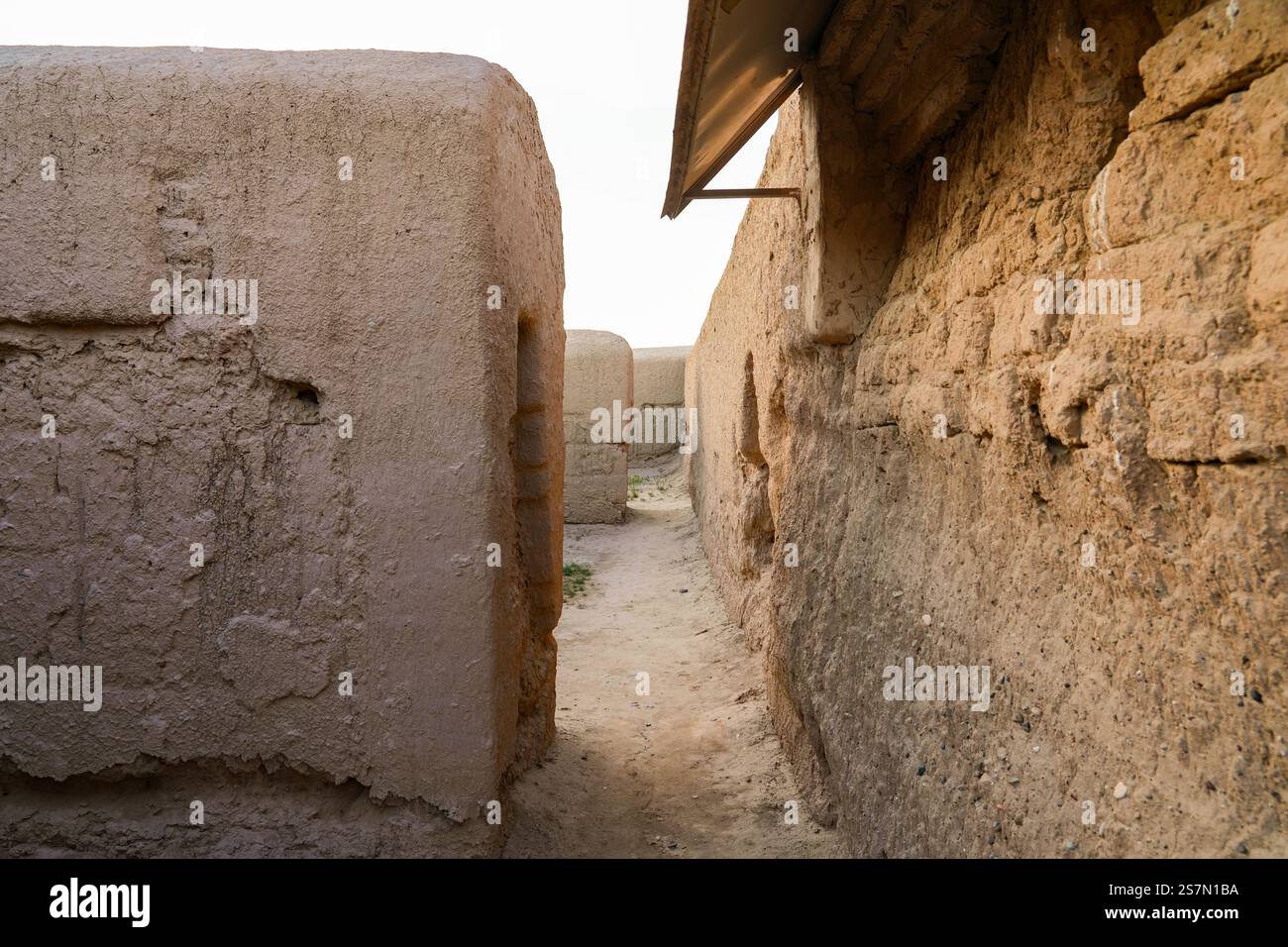 Fayaz Tepe, a Buddhist archaeological site in the Termez oasis, in the ...