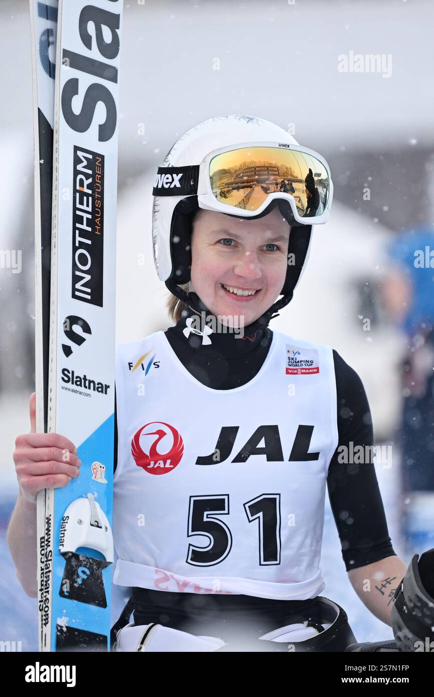 Ema Klinec (SLO), JANUARY 17, 2025 - Ski Jumping : FIS Ski Jumping ...