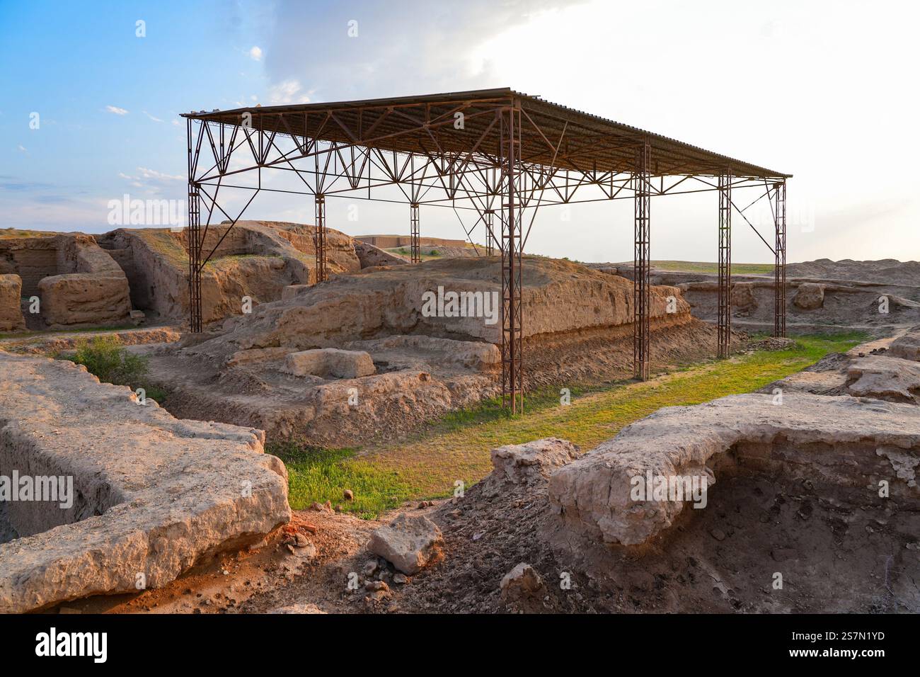 Kara Tepe (Qoratepa), a Buddhist archaeological site in the Termez ...