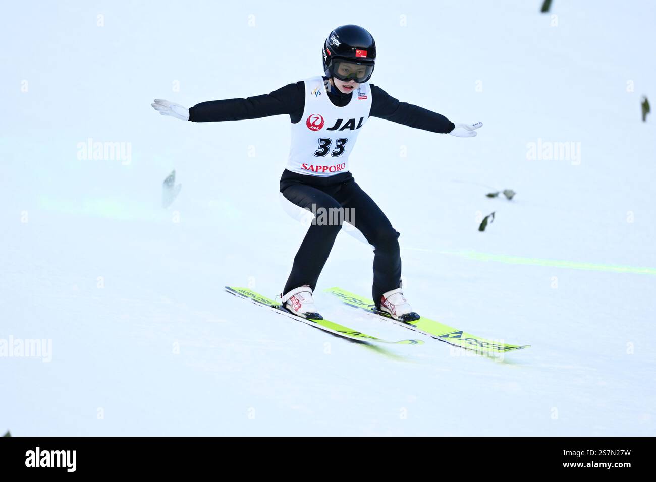 Qi Liu (CHN), JANUARY 18, 2025 - Ski Jumping : FIS Ski Jumping World ...